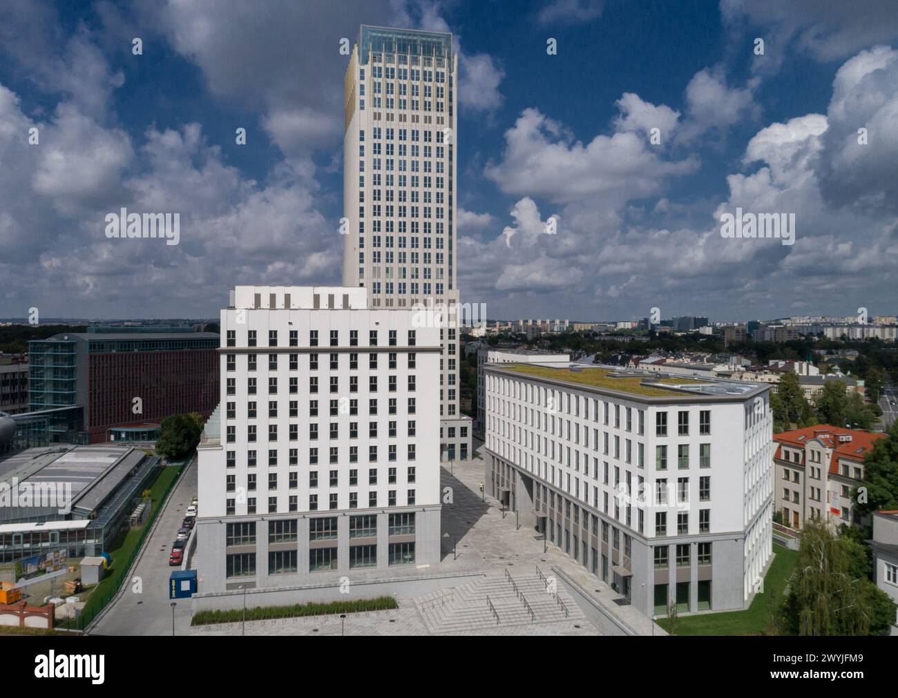 Unity Centre, Unity Tower, Krakow, Poland Stock Photo - Alamy