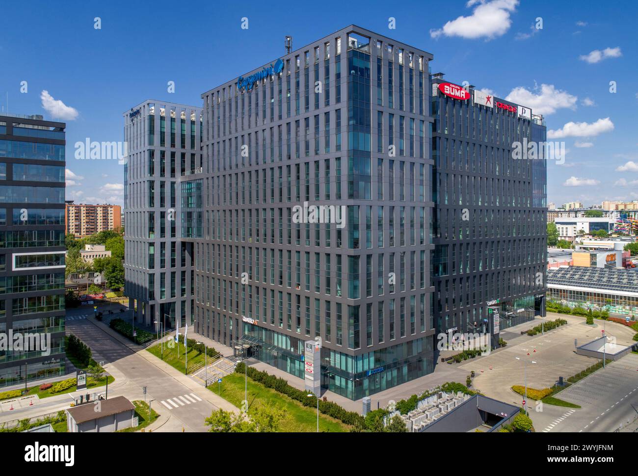 Quattro Business Park, Krakow, Poland Stock Photo - Alamy