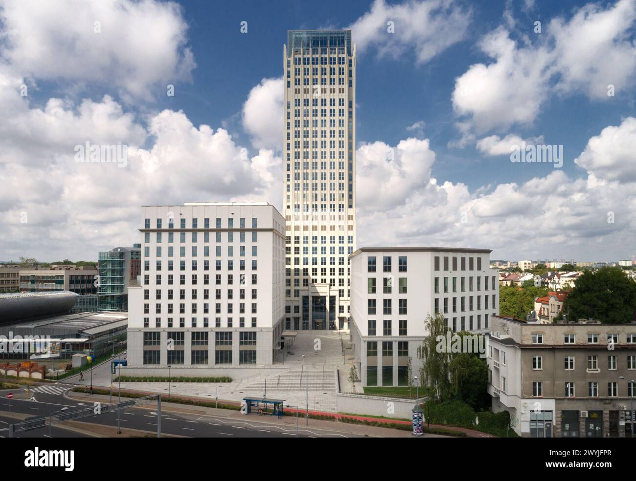 Unity Centre, Unity Tower, Krakow, Poland Stock Photo - Alamy