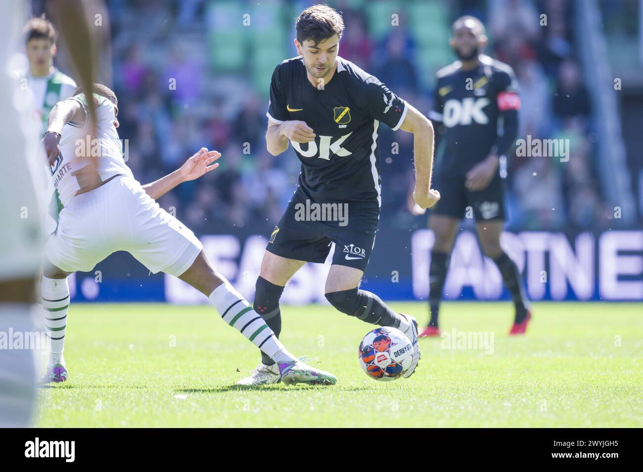 Groningen, Netherlands. 07th Apr, 2024. GRONINGEN, Stadium Euroborg, 07 ...