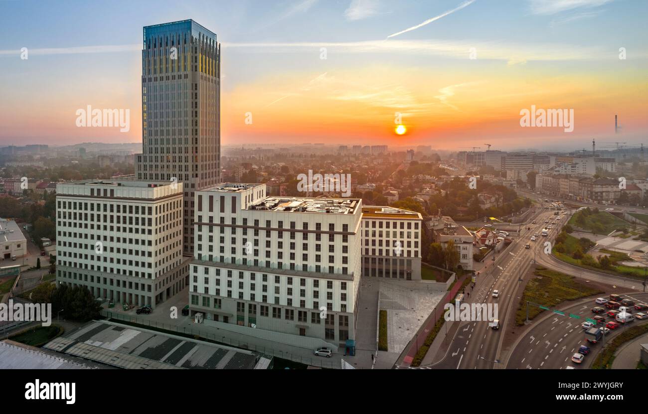 Unity Centre, Unity Tower, Krakow, Poland Stock Photo - Alamy