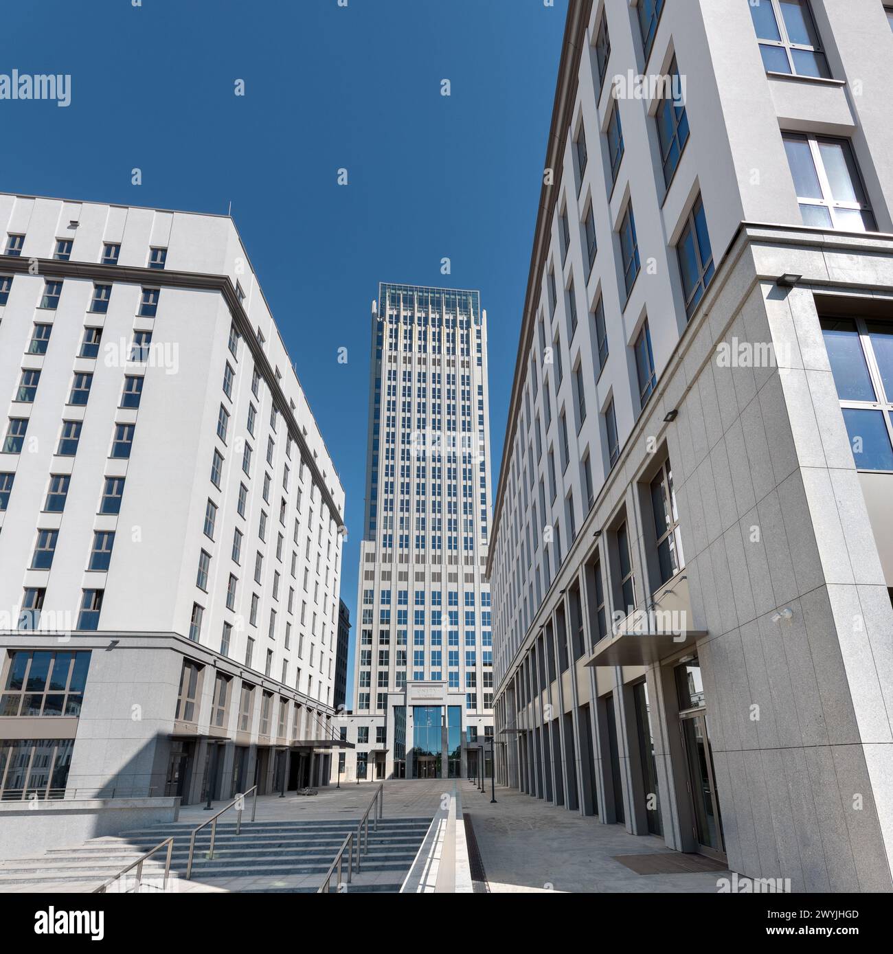 Unity Centre, Unity Tower, Krakow, Poland Stock Photo - Alamy