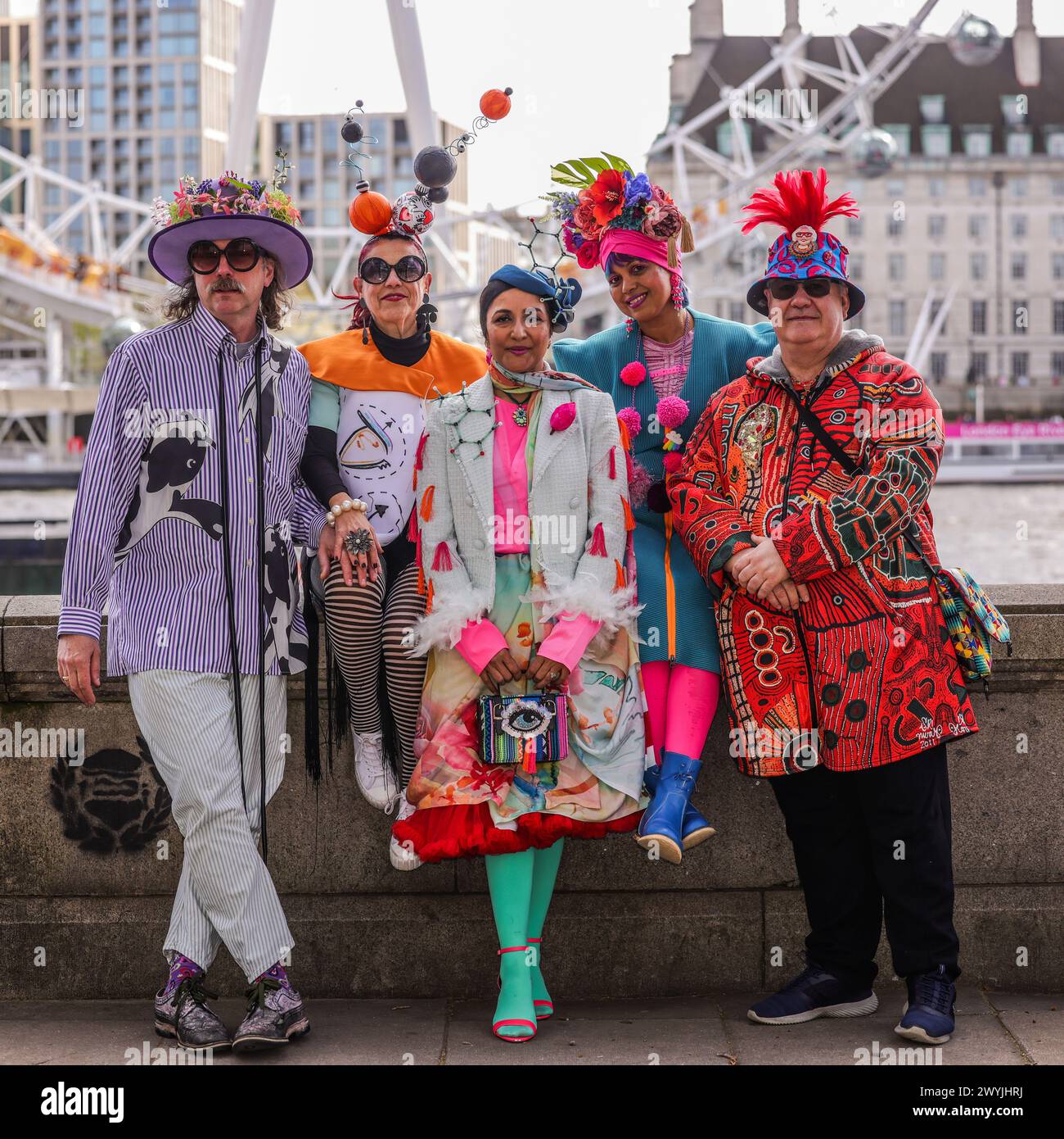 London Eye, UK. 7th Apr, 2024. This year marks the 10th anniversary of ...