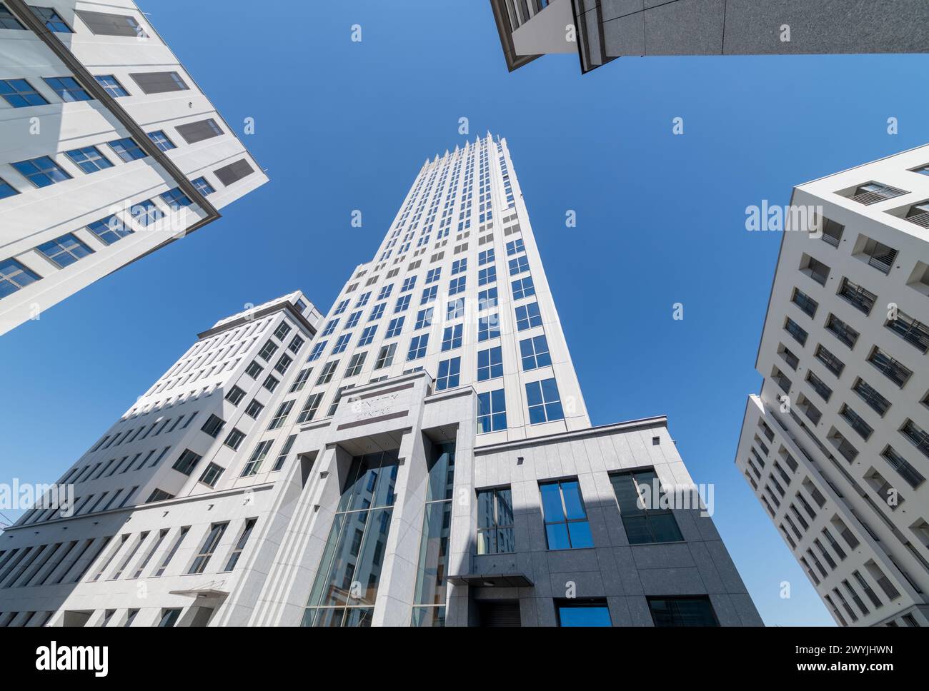 Unity Centre, Unity Tower, Krakow, Poland Stock Photo - Alamy