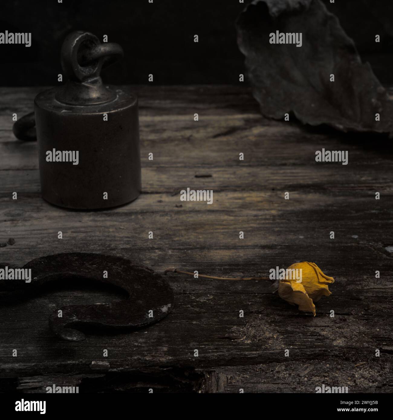 Weights for the antique Italian scale Stock Photo - Alamy