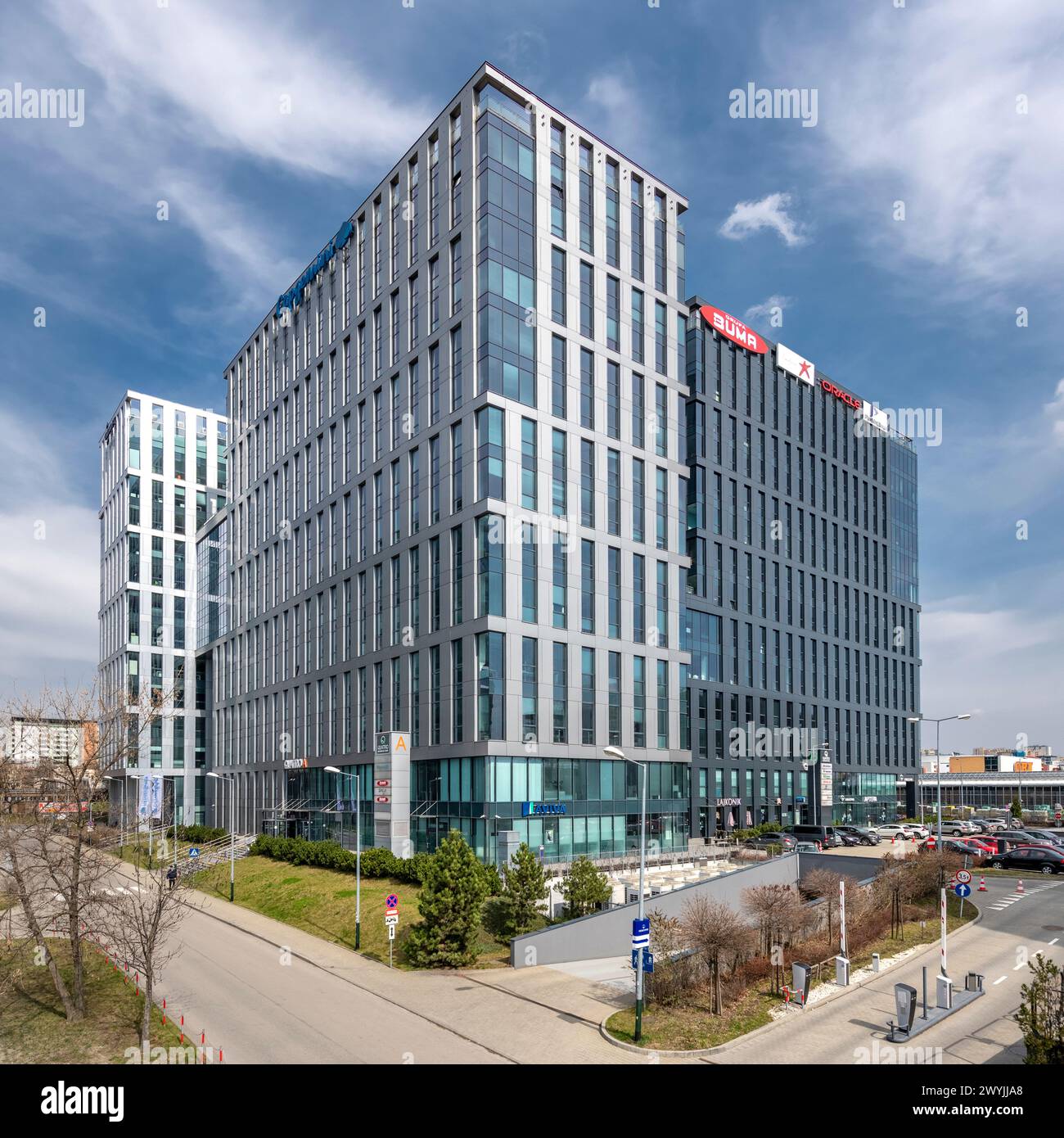 Quattro Business Park, Krakow, Poland Stock Photo - Alamy