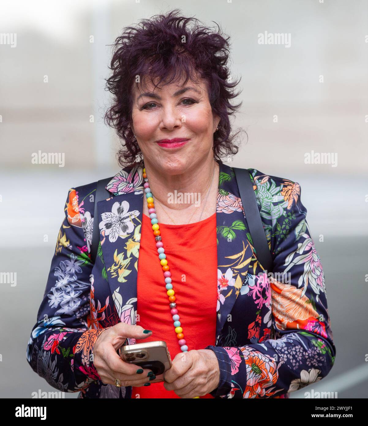 London, England, UK. 7th Apr, 2024. Actress and writer RUBY WAX is seen ...
