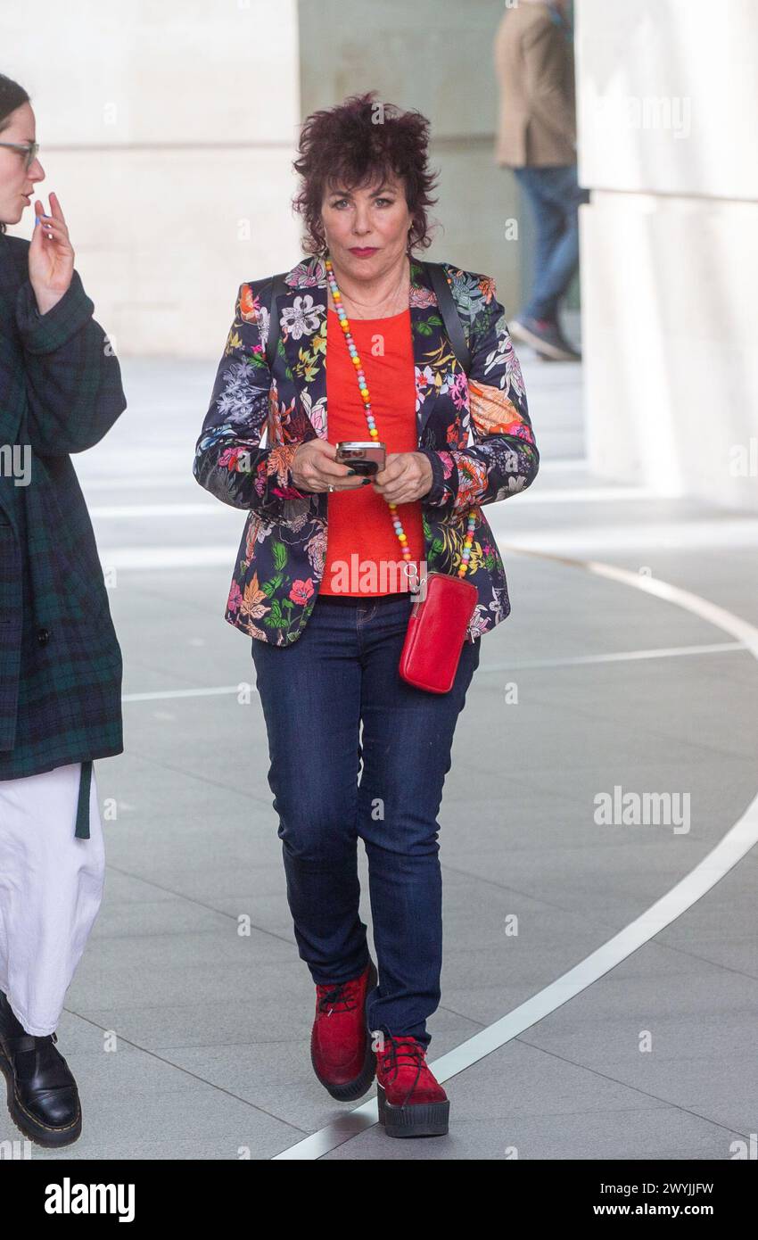 London, England, UK. 7th Apr, 2024. Actress and writer RUBY WAX is seen ...