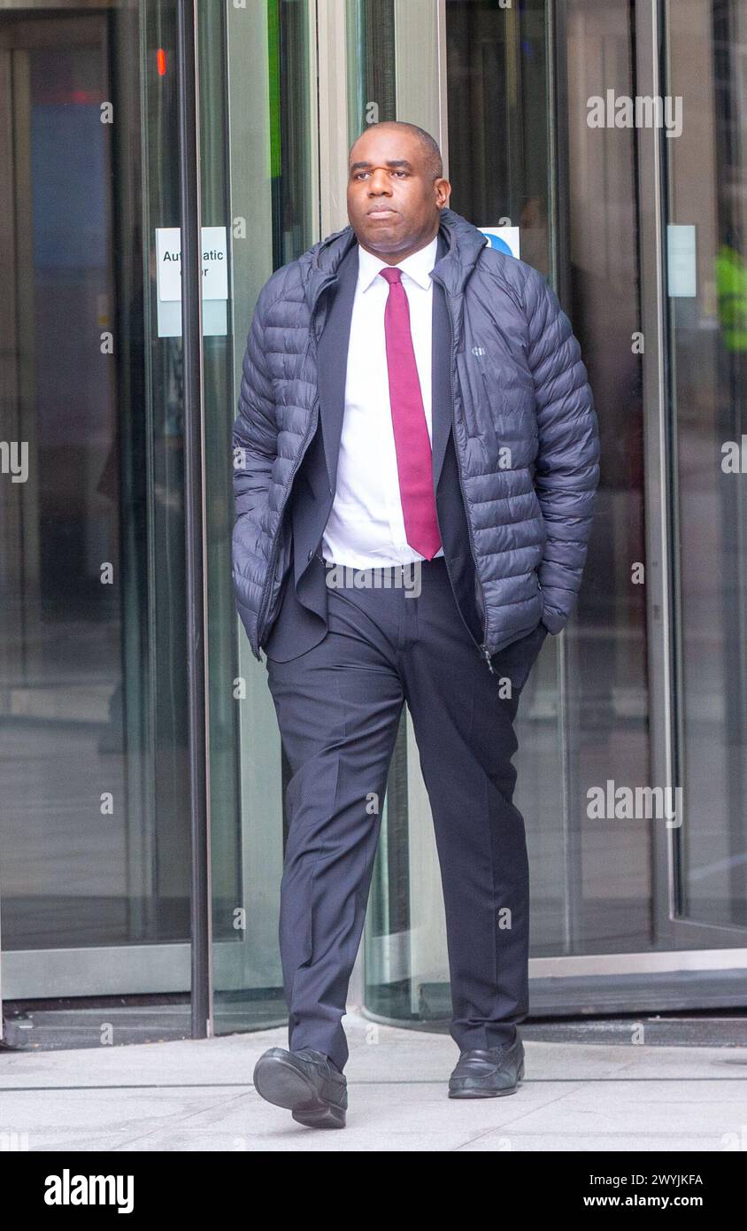 London, England, UK. 7th Apr, 2024. Shadow Foreign Secretary DAVID ...