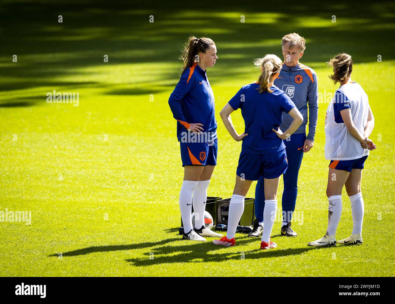 ZEIST - Romee Leuchter, Katja Snoeijs, national coach Andries Jonker ...