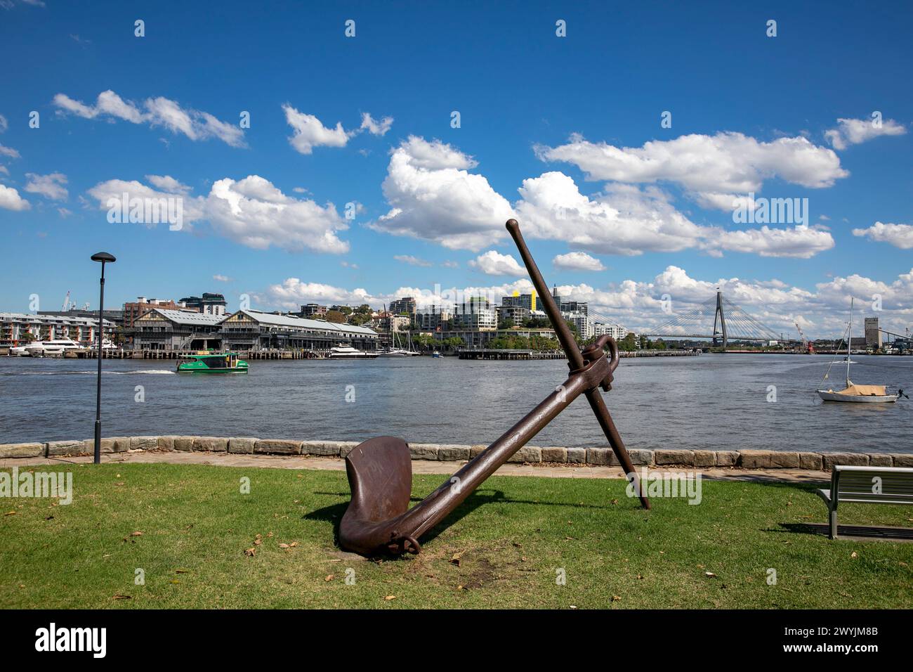 Illoura Reserve and Peacock point reserve with anchor sculpture and ...