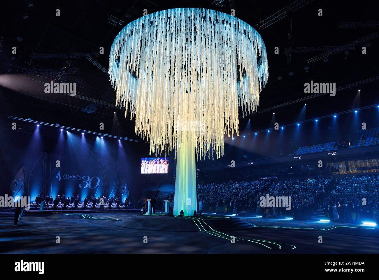 Kigali, Rwanda. 07th Apr, 2024. The official commemoration ceremony ...