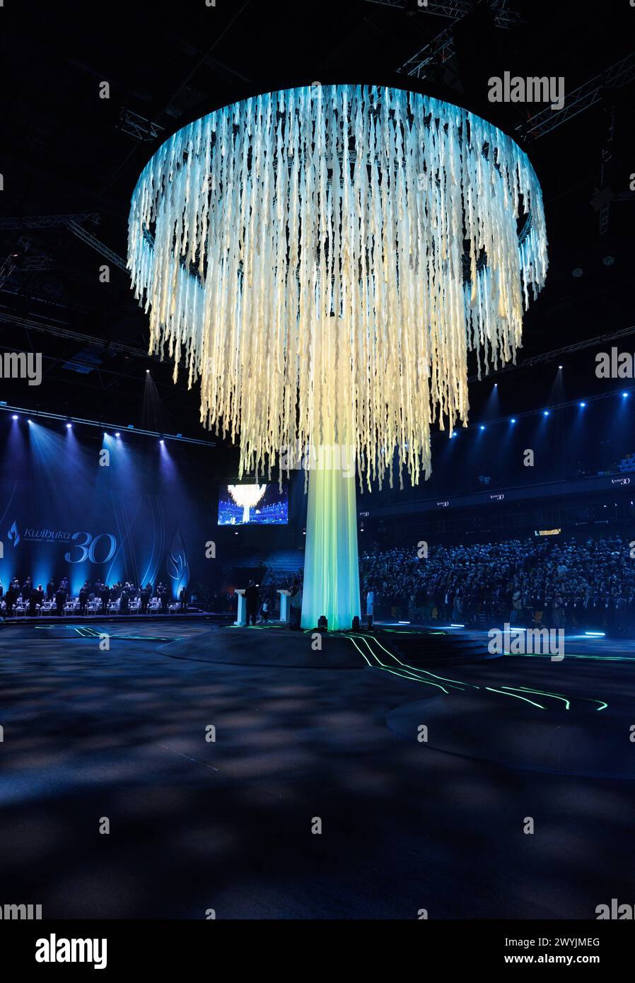 Kigali, Rwanda. 07th Apr, 2024. The official commemoration ceremony ...