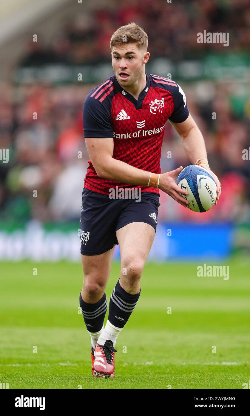 Munster’s Jack Crowley during the ECPR Challenge Cup match at cinch ...