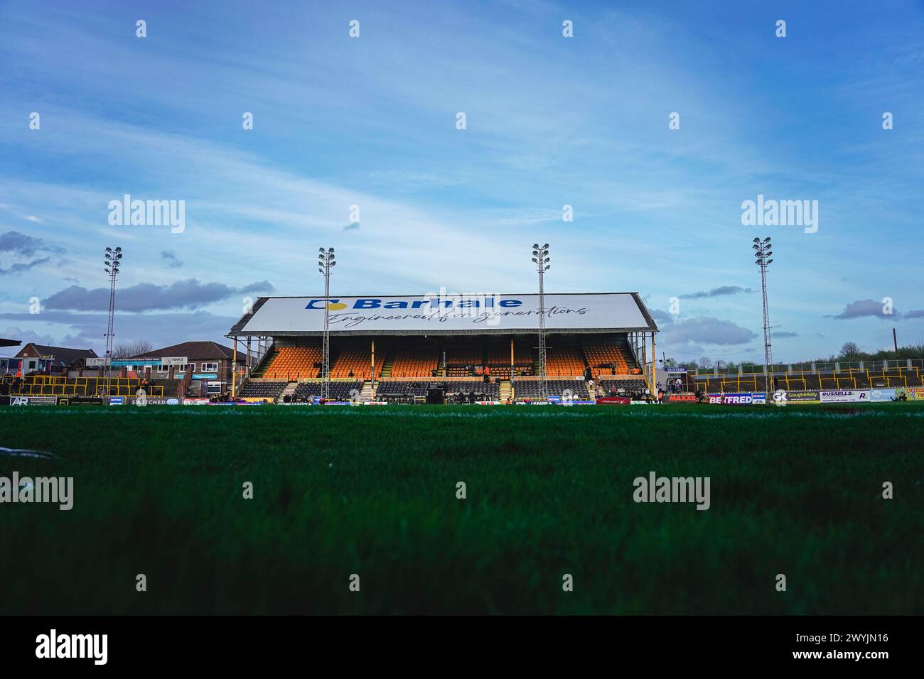 Castleford, Yorkshire, UK. 5th April, 2024. Super League Rugby ...