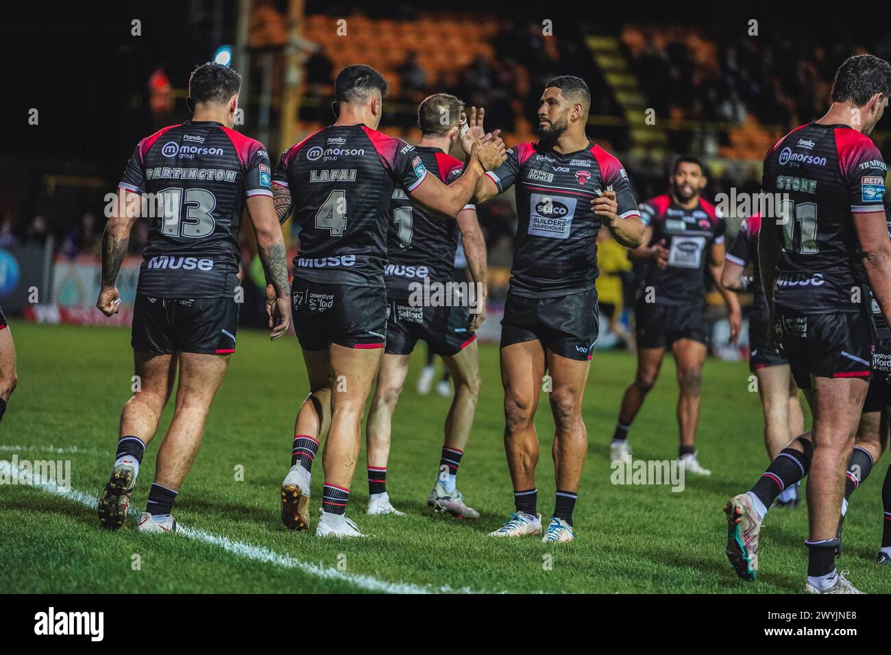 Castleford, Yorkshire, UK. 5th April, 2024. Super League Rugby ...