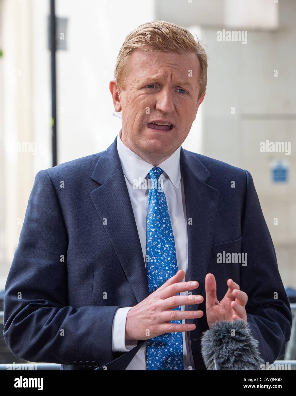 London, England, UK. 7th Apr, 2024. UK Deputy Prime Minister OLIVER ...