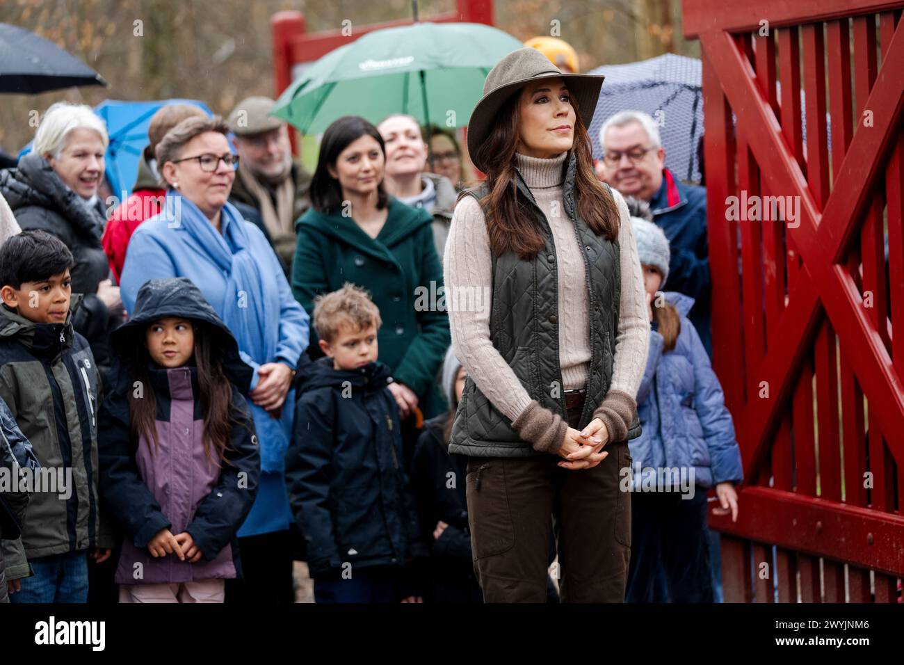 Queen Mary when she, together with Environment Minister Magnus Heunicke ...