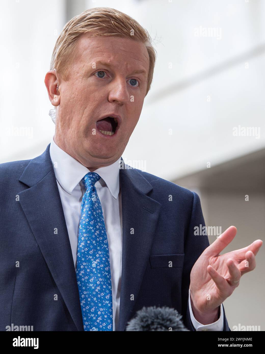 London, England, UK. 7th Apr, 2024. UK Deputy Prime Minister OLIVER ...
