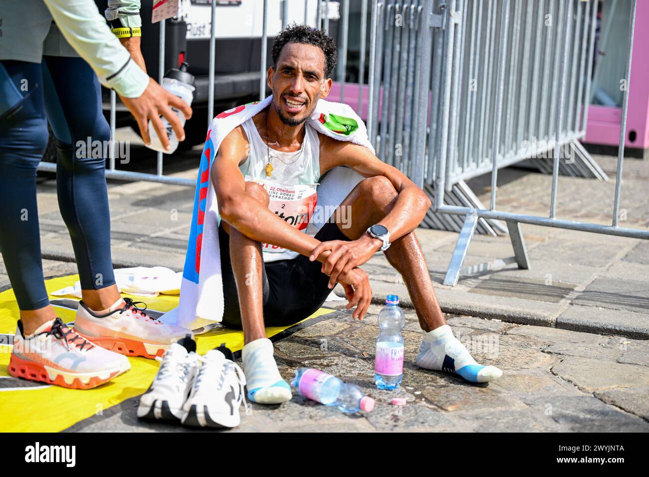 07.04.2024, Linz , AUT, Leichtathletik, Oberbank Linz Donau Marathon ...