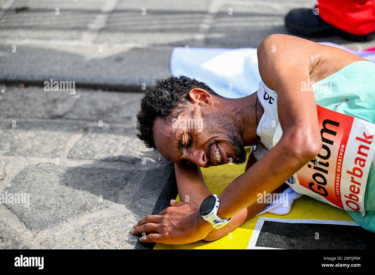 07.04.2024, Linz , AUT, Leichtathletik, Oberbank Linz Donau Marathon ...
