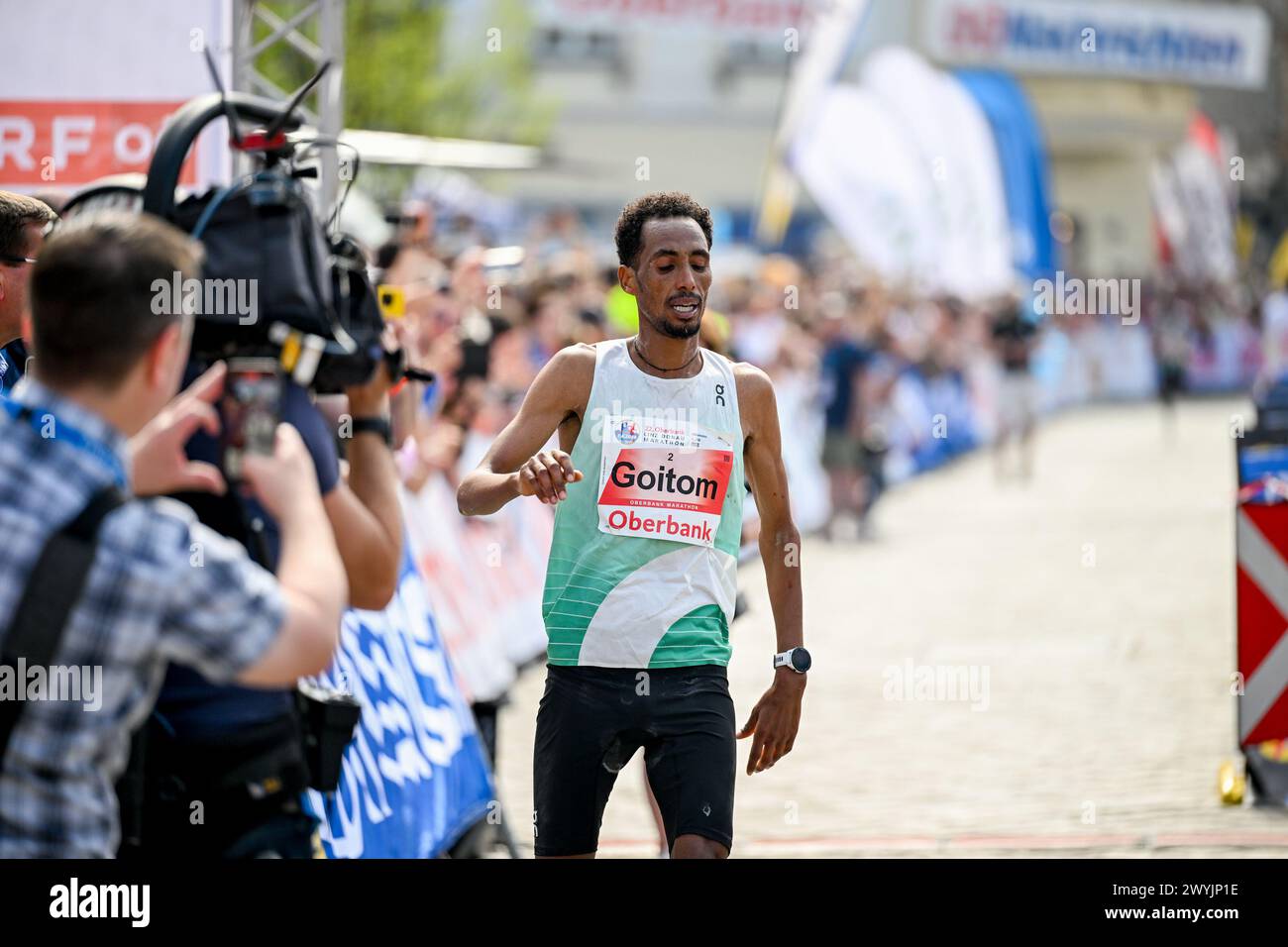 07.04.2024, Linz , AUT, Leichtathletik, Oberbank Linz Donau Marathon ...
