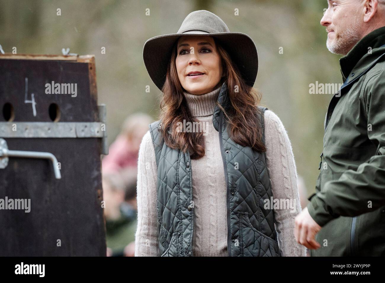 Queen Mary when she, along with Environment Minister Magnus Heunicke (S ...