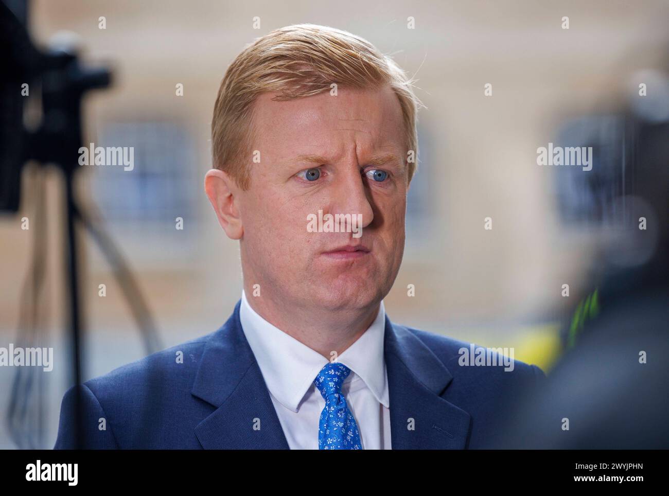 London, UK. 7th Apr, 2024. Oliver Dowden, Deputy Prime Minister, at the ...