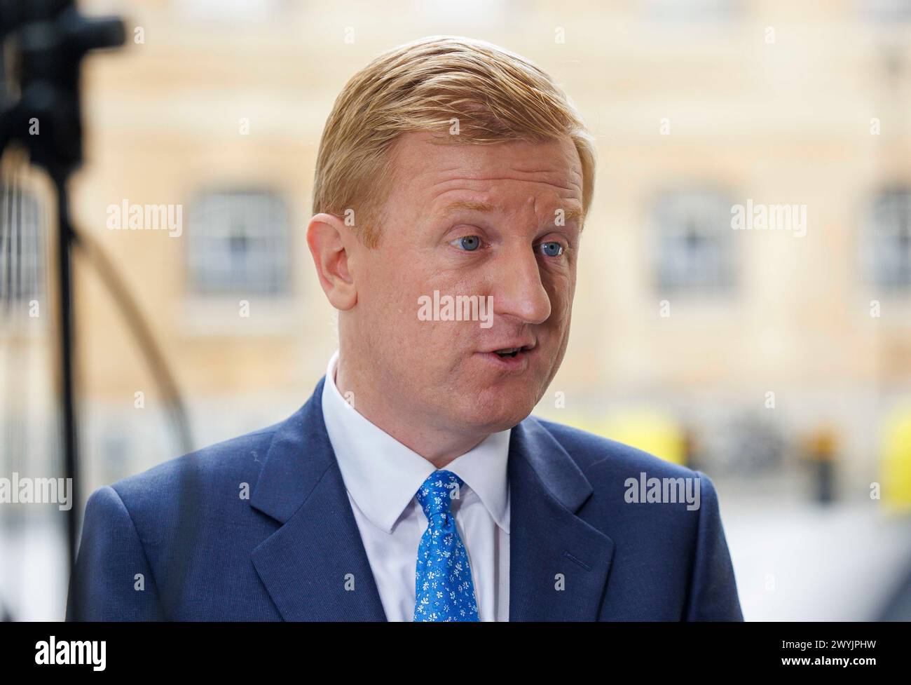 London, UK. 7th Apr, 2024. Oliver Dowden, Deputy Prime Minister, at the ...