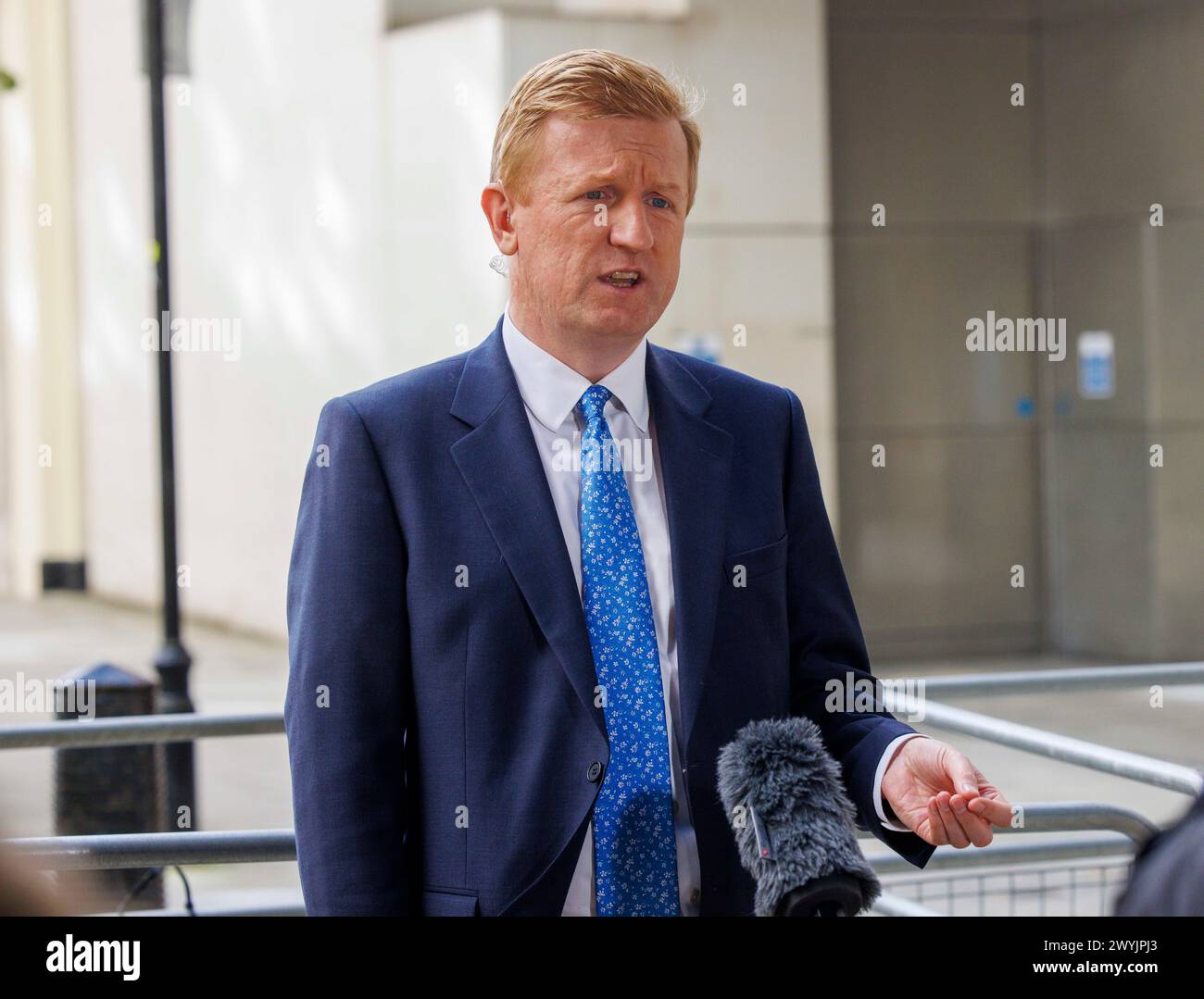 London, UK. 7th Apr, 2024. Oliver Dowden, Deputy Prime Minister, at the ...