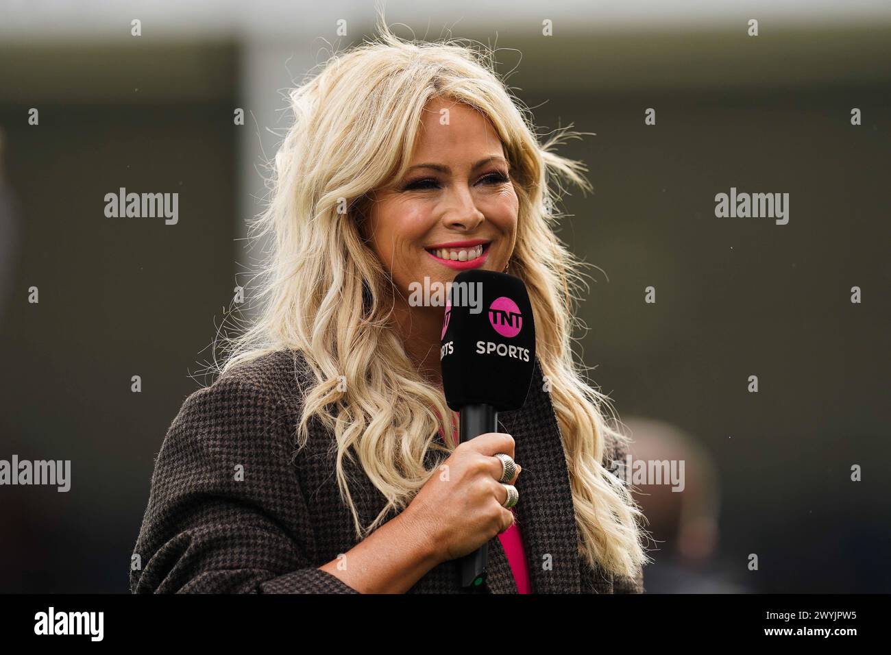 TNT Sports presenter Sarra Elgan before the Investec Champions Cup ...
