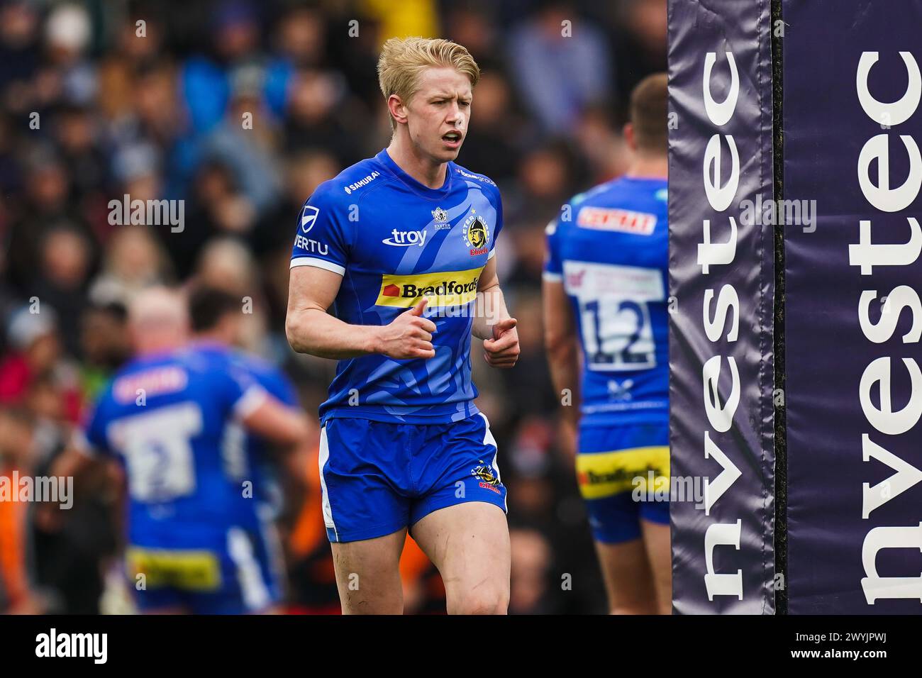 Exeter Chiefs' Josh Hodge during the Investec Champions Cup match at ...