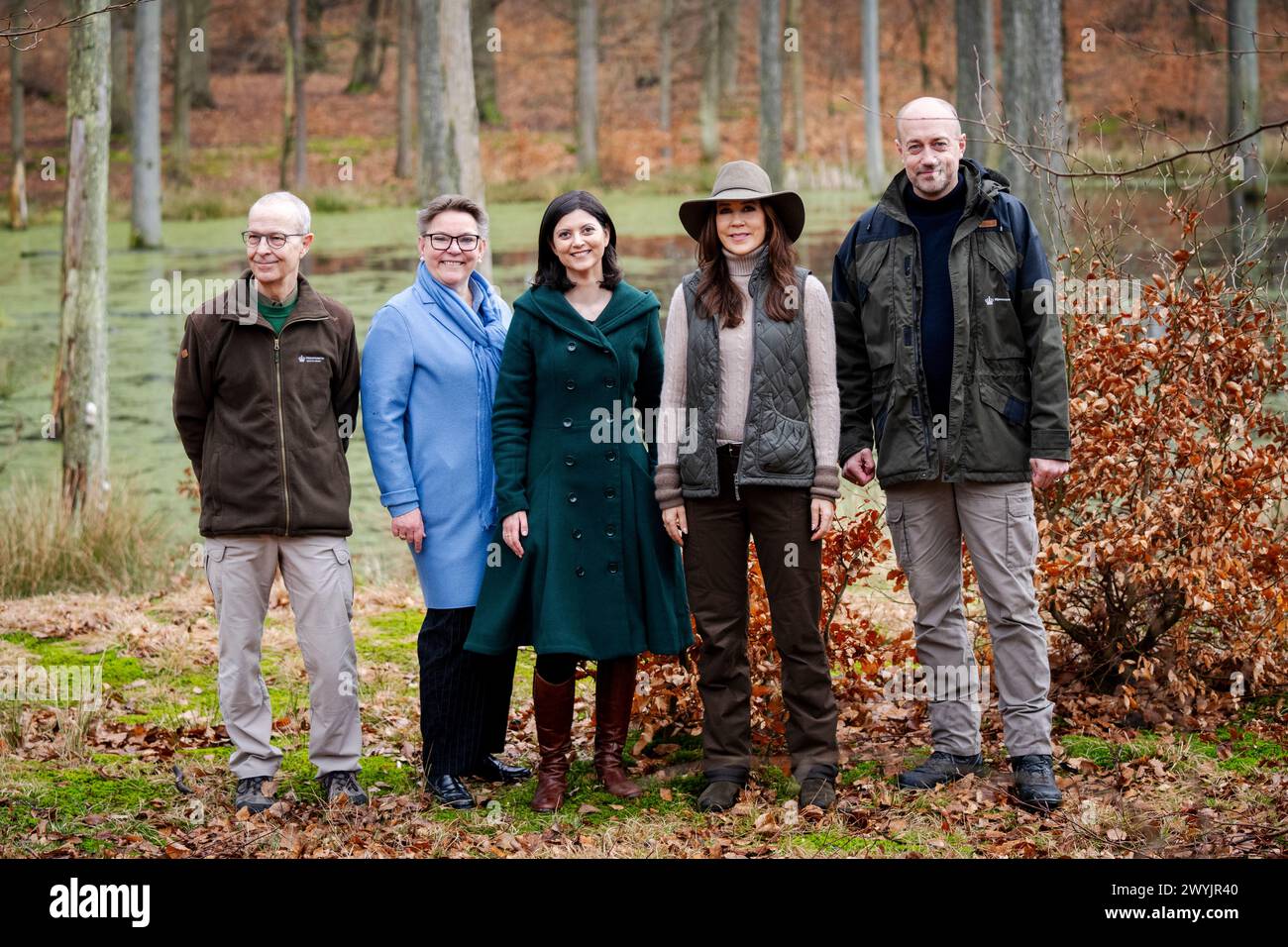 Forest ranger Kim Soederlund, mayor of Rudersdal Municipality, Ann ...