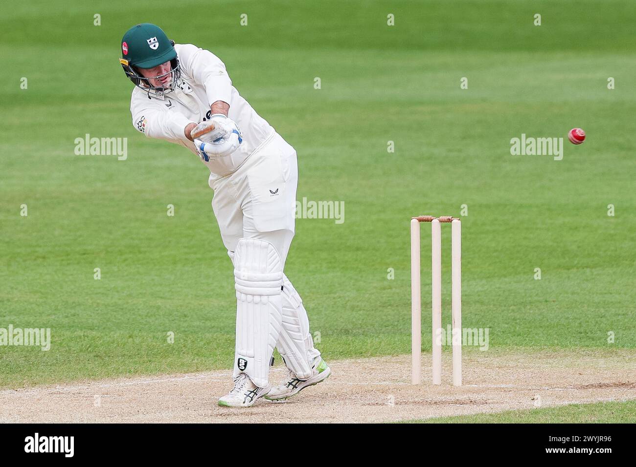 Birmingham, UK. 07th Apr, 2024. Worcestershire's Jake Libby in action ...