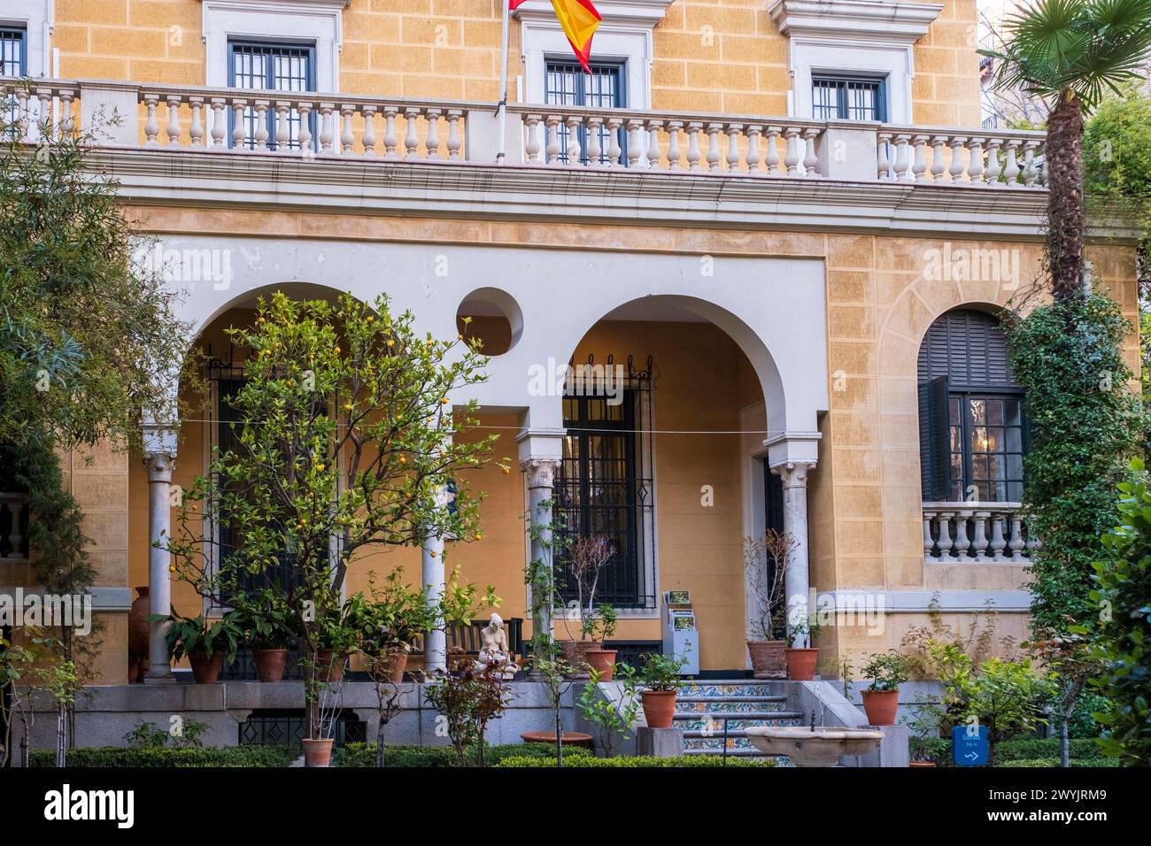 Spain, Madrid, Sorolla museum (house workshop of the painter Stock ...