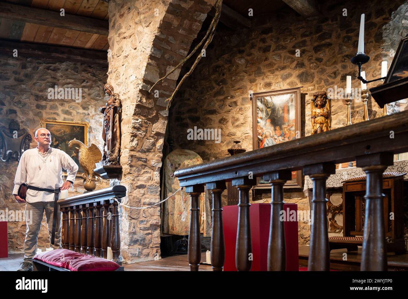 Belgique, Wallonie, Château de Reinhardstein Stock Photo - Alamy