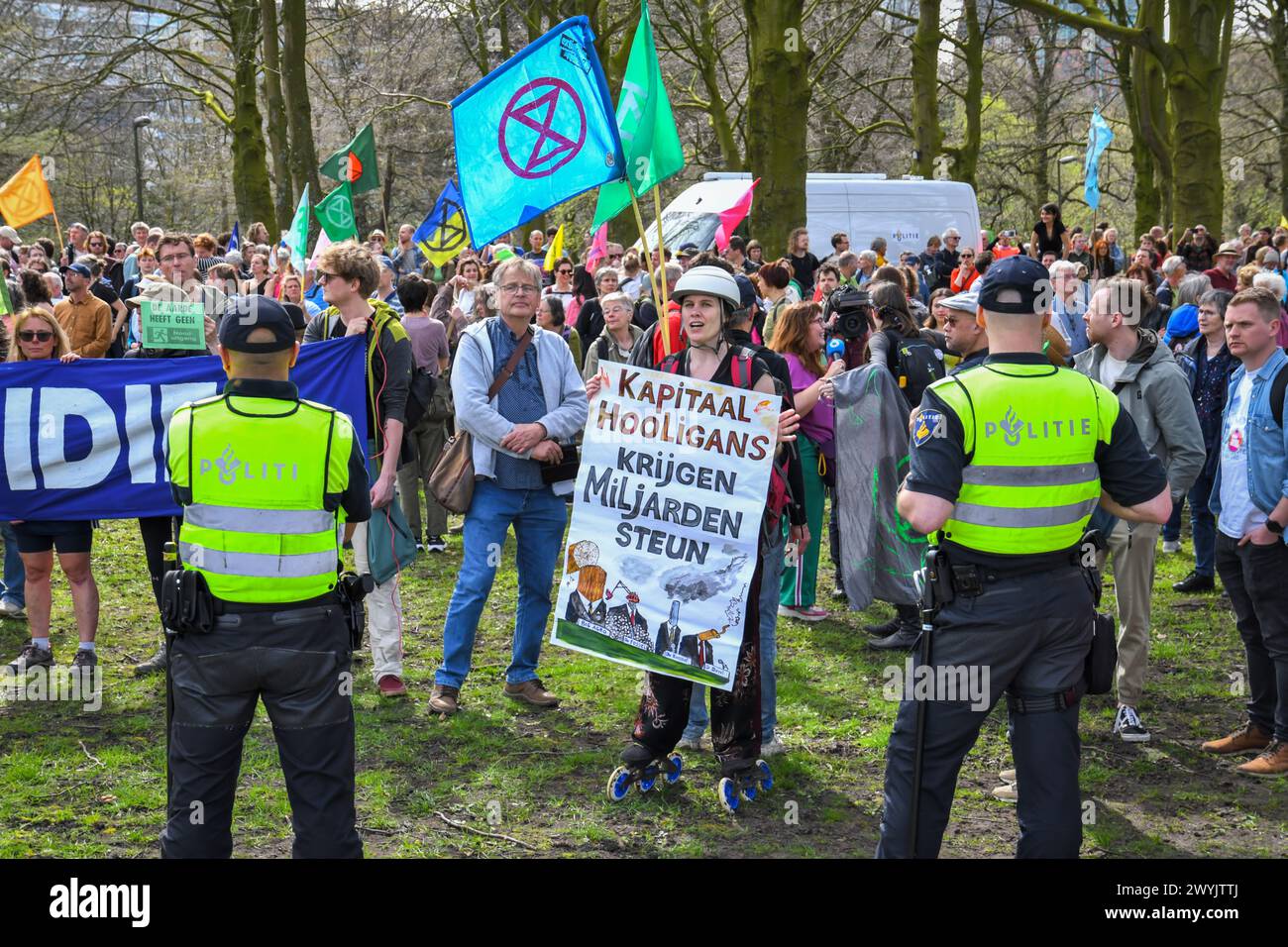 The Hague,The Netherlands,04-06-2024.Extinction Rebellion protest.The ...