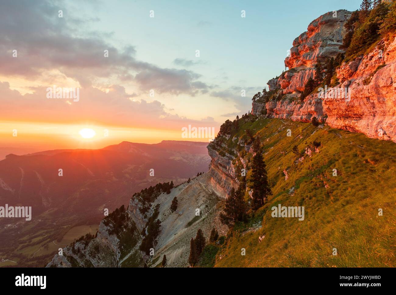 France, Savoie (73), Chartreuse Regional Nature Park, hiking around the ...