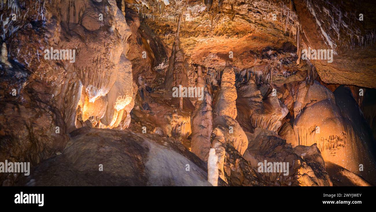 France, Gard, Cevennes National Park, Trabuc Cave aka Thousands ...