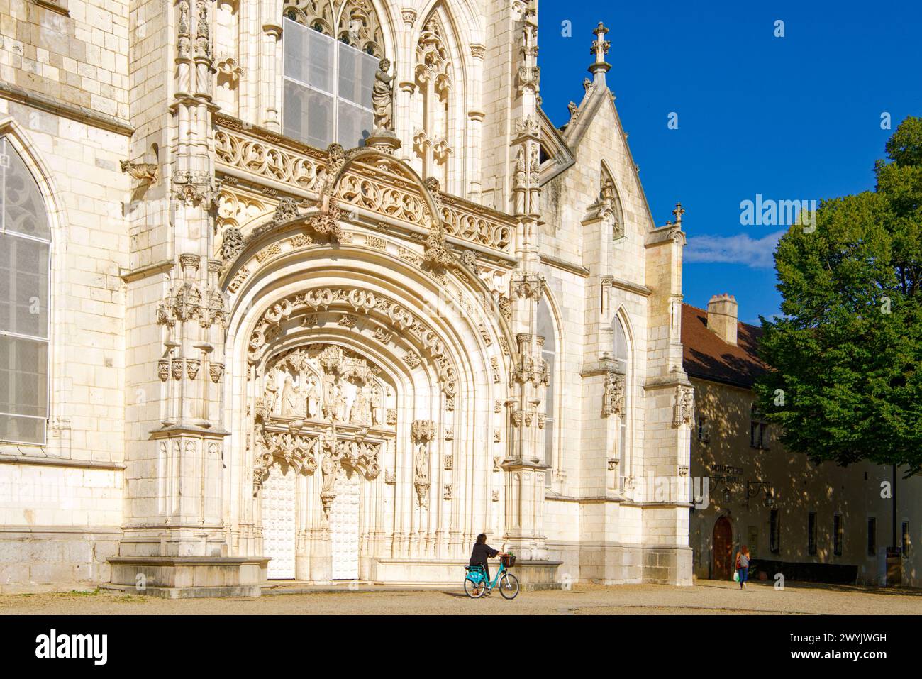 France, Ain, Bourg en Bresse, Royal Monastery of Brou restored in 2018 ...
