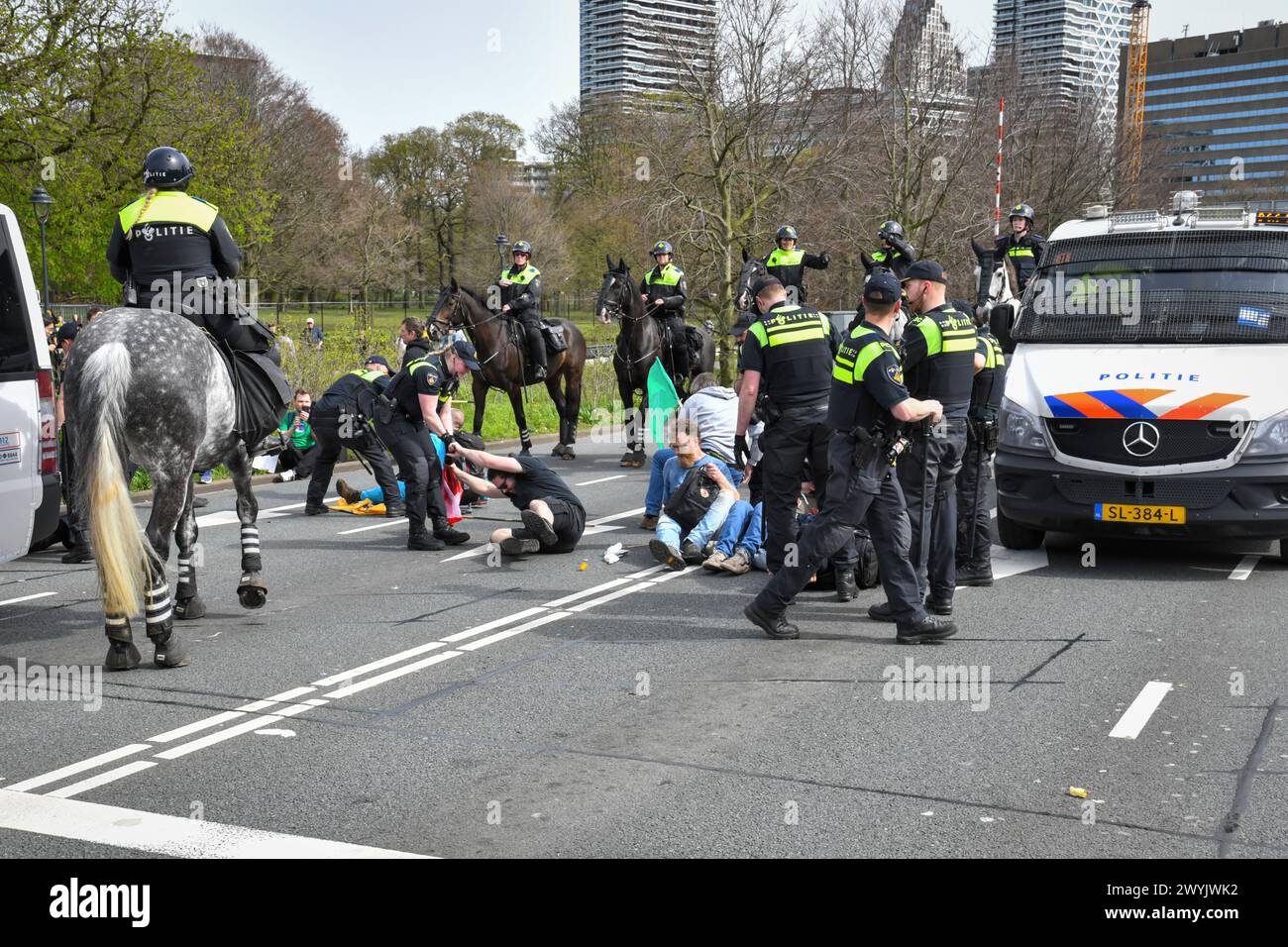 The Hague,The Netherlands,04-06-2024.Extinction Rebellion protest.The ...