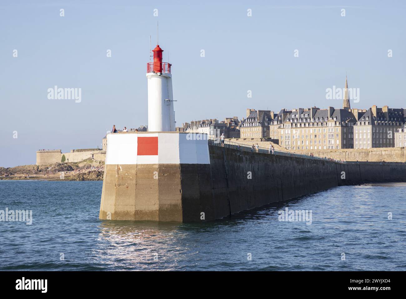 France, Ille-et-Vilaine, Saint-Malo, excursion for a day to the island ...