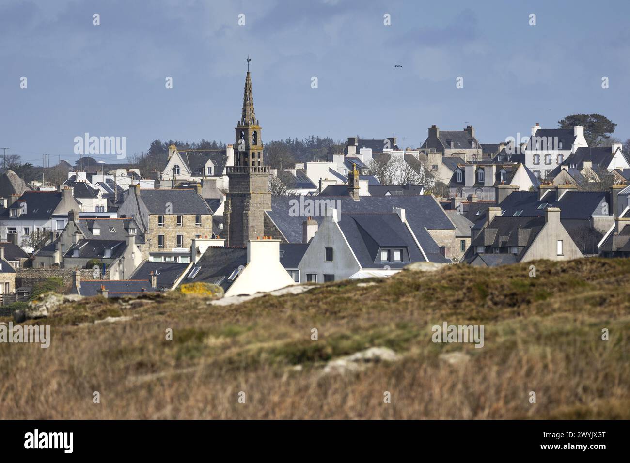 France, Finistere, Porspoder, Storm Louis Stock Photo - Alamy