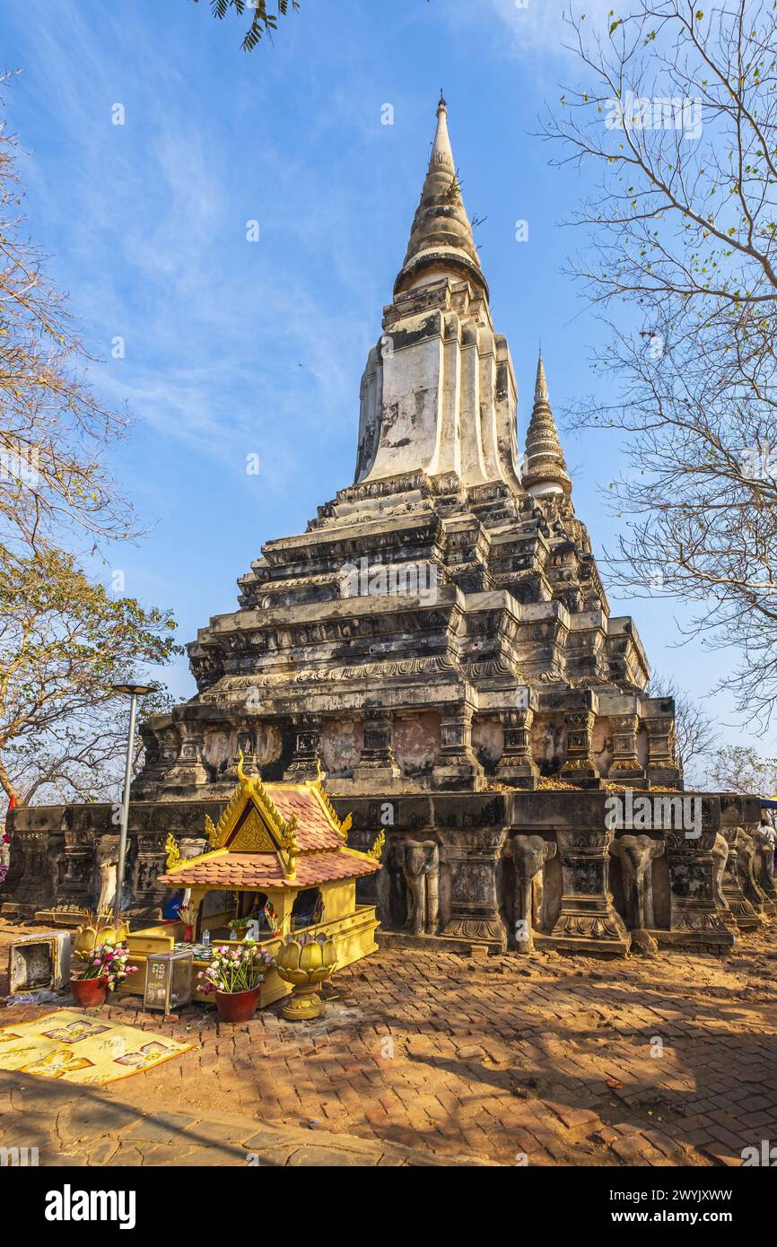 Cambodia, Kandal province, Oudong, former capital of Cambodia for ...