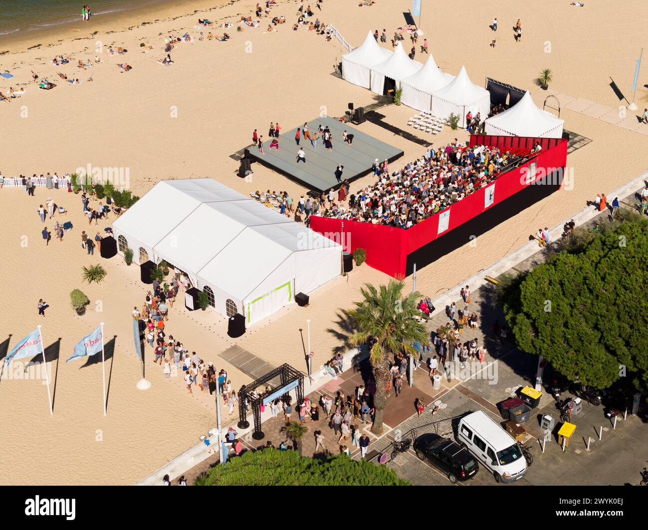 France, Gironde, Bassin d'Arcachon, the “theater of the sea”, a ...