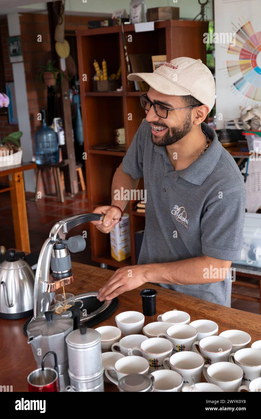 Colombia, Quindio district, ereira,Dosquebradas, Risaralda , Finca Don ...