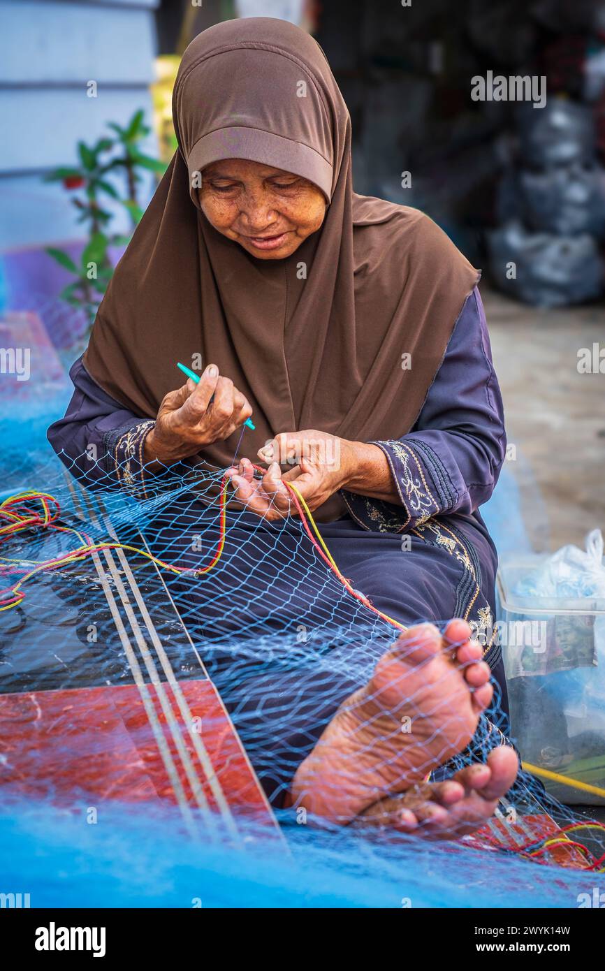 Cambodia, Kampot province, Kampot, Traeuy Kaoh or Fish Island, Doun ...