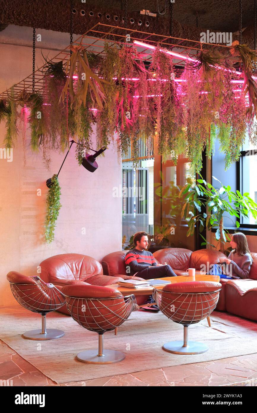 Belgium, Flanders, Antwerp, Harmoniewijk district, Hotel Yust designed ...