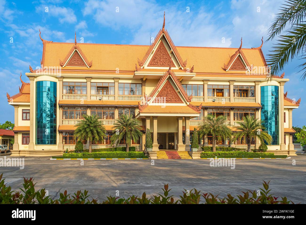 Cambodia, Kampot province, Kampot, Kampot Provincial Museum Stock Photo ...