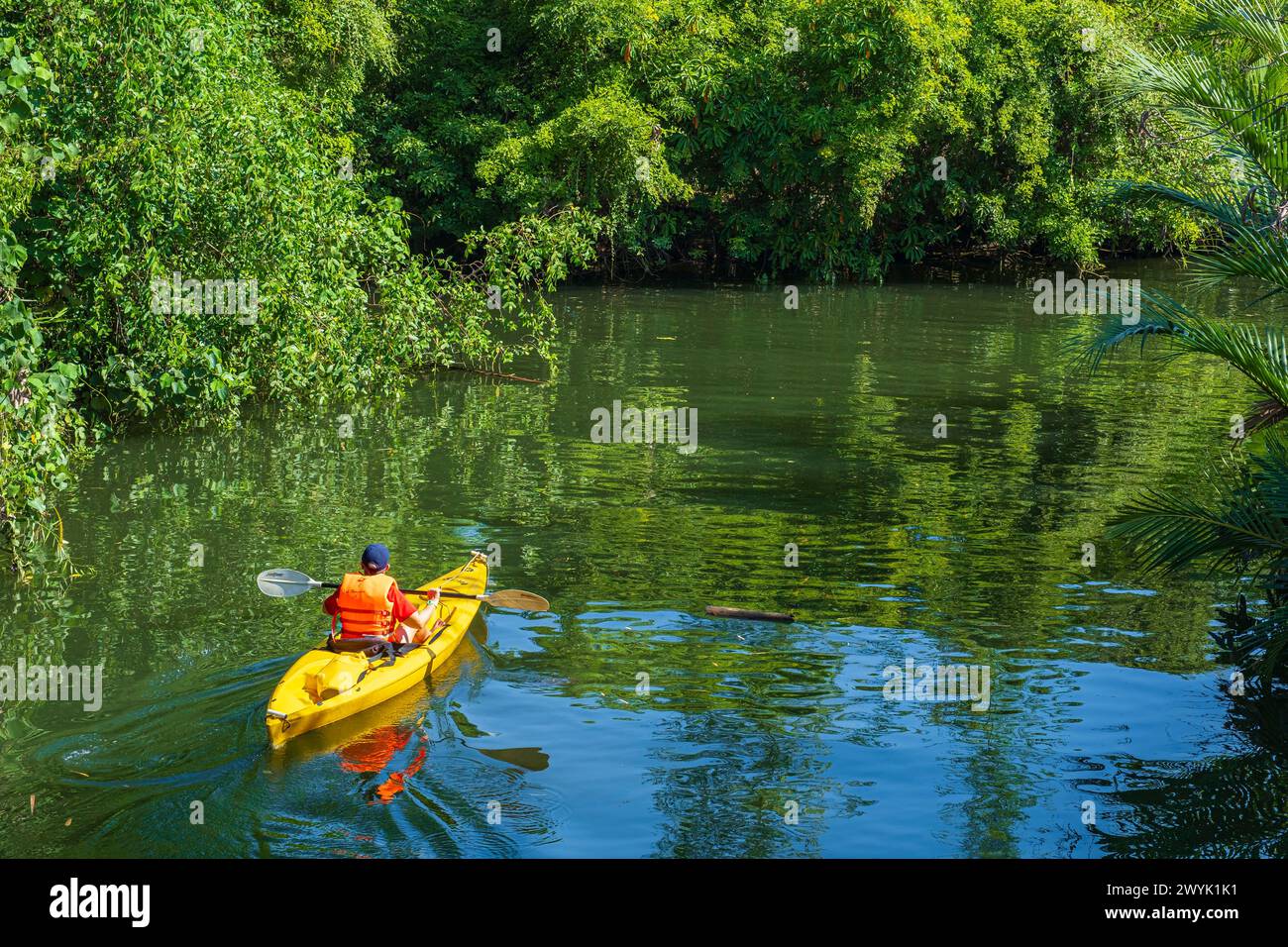 Cambodia, Kampot province, surroundings of Kampot, Kampong Kraeng ...